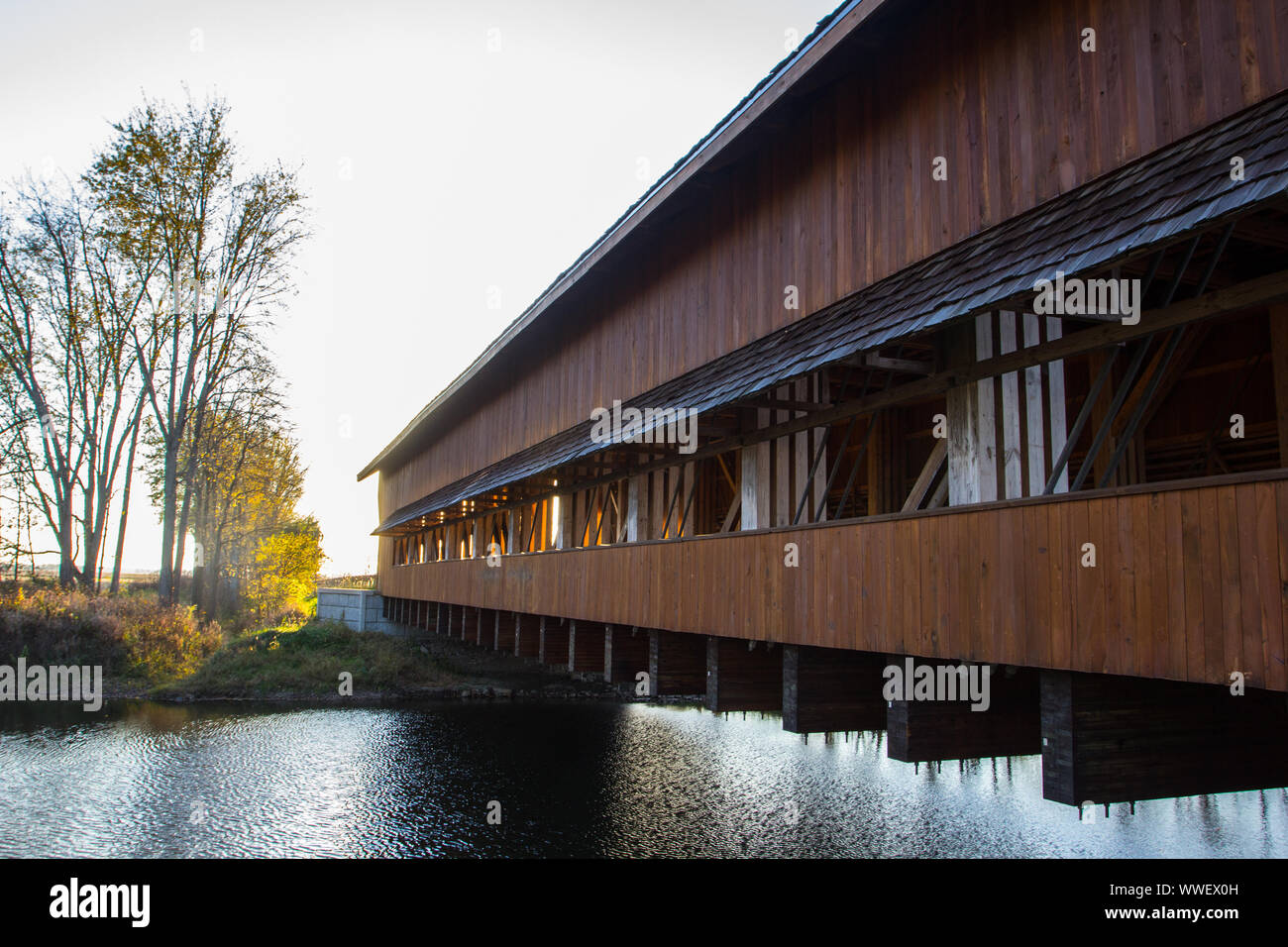 Buck run covered bridge hi-res stock photography and images - Alamy