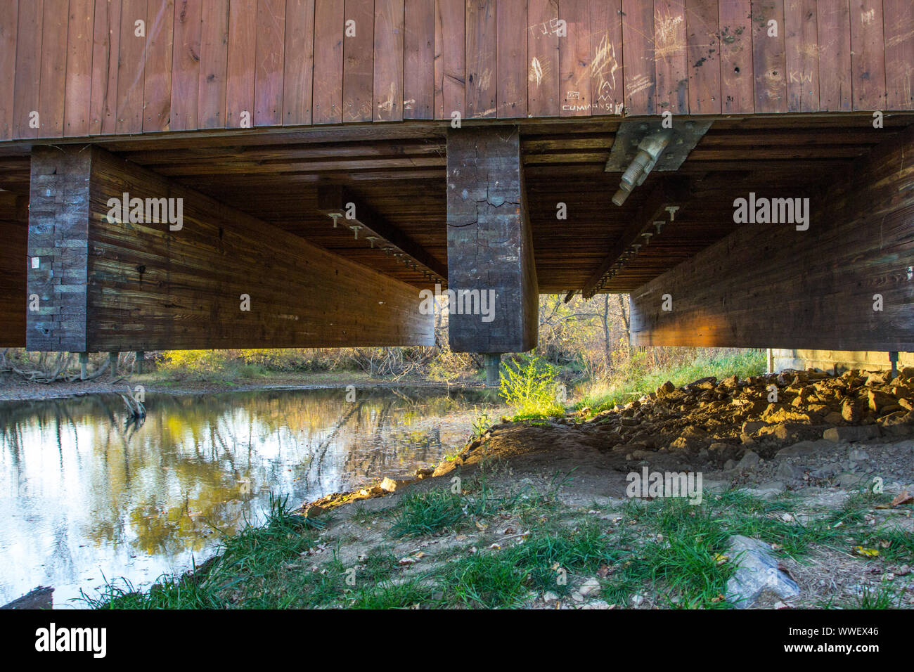 Buck run covered bridge hi-res stock photography and images - Alamy