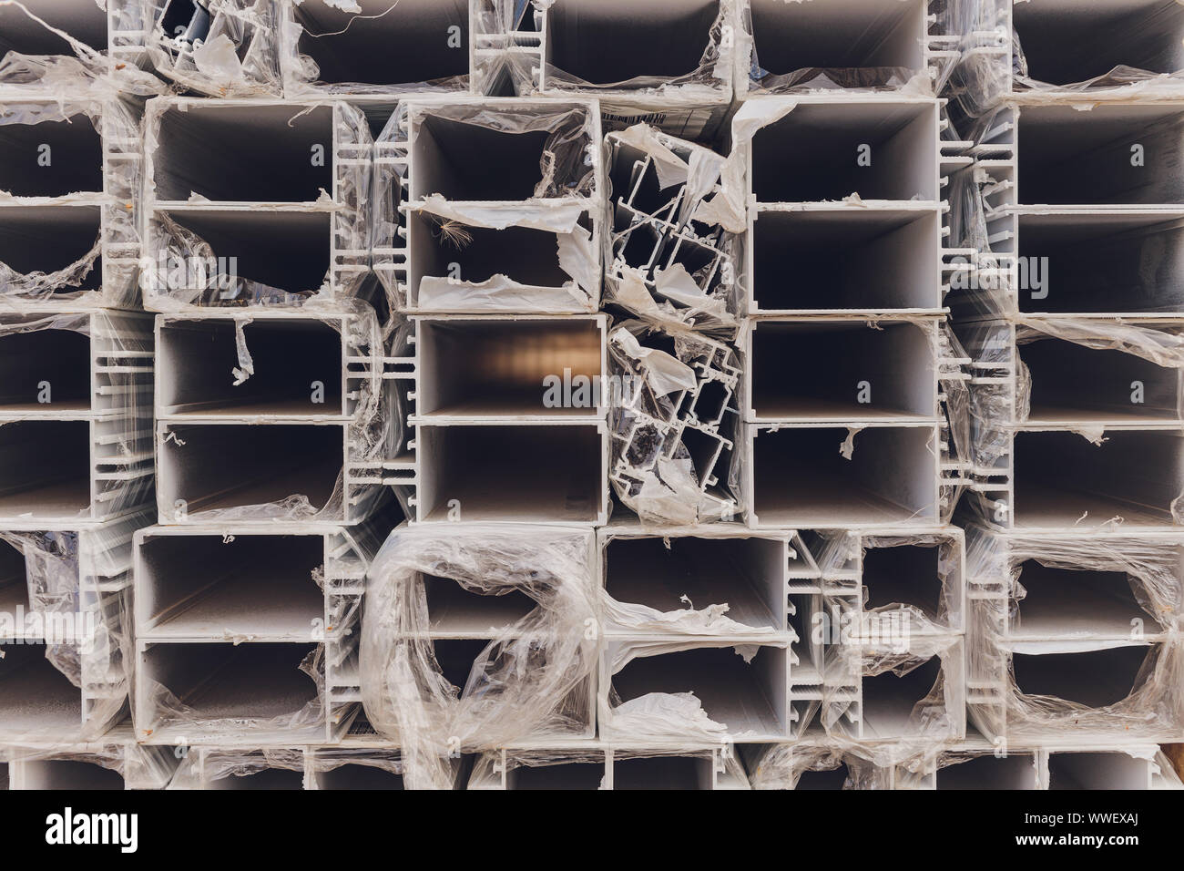 Cross section of pvc profiles for window hi-res stock photography and ...