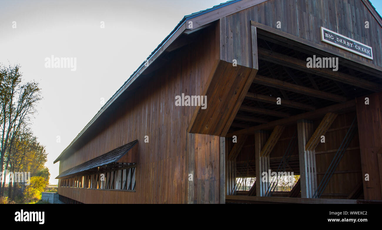 Buck Run Covered Bridge, Ohio Stock Photo - Alamy