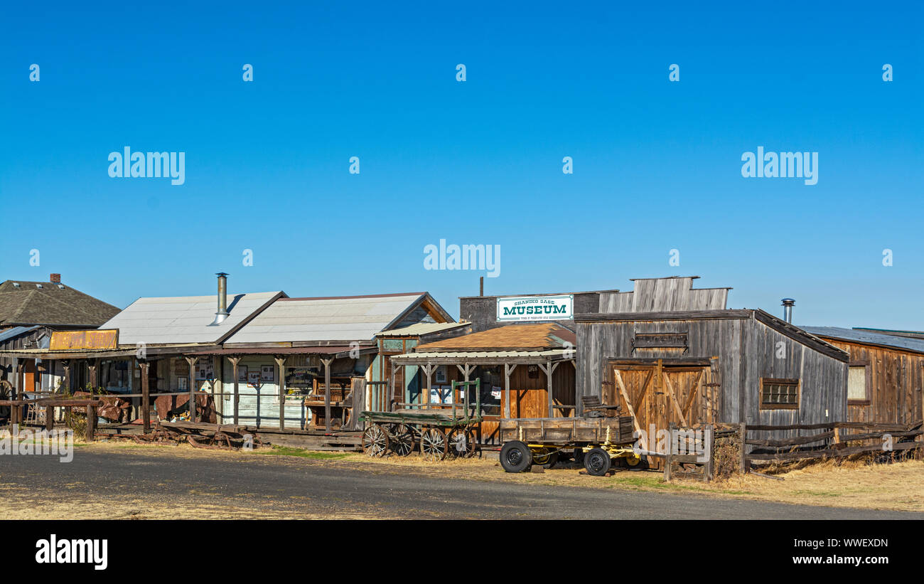 Oregon, Shaniko, museum Stock Photo - Alamy