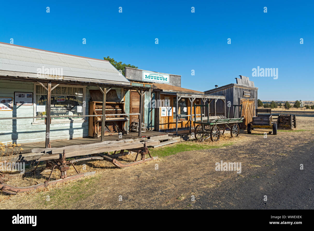 Oregon, Shaniko, museum Stock Photo - Alamy