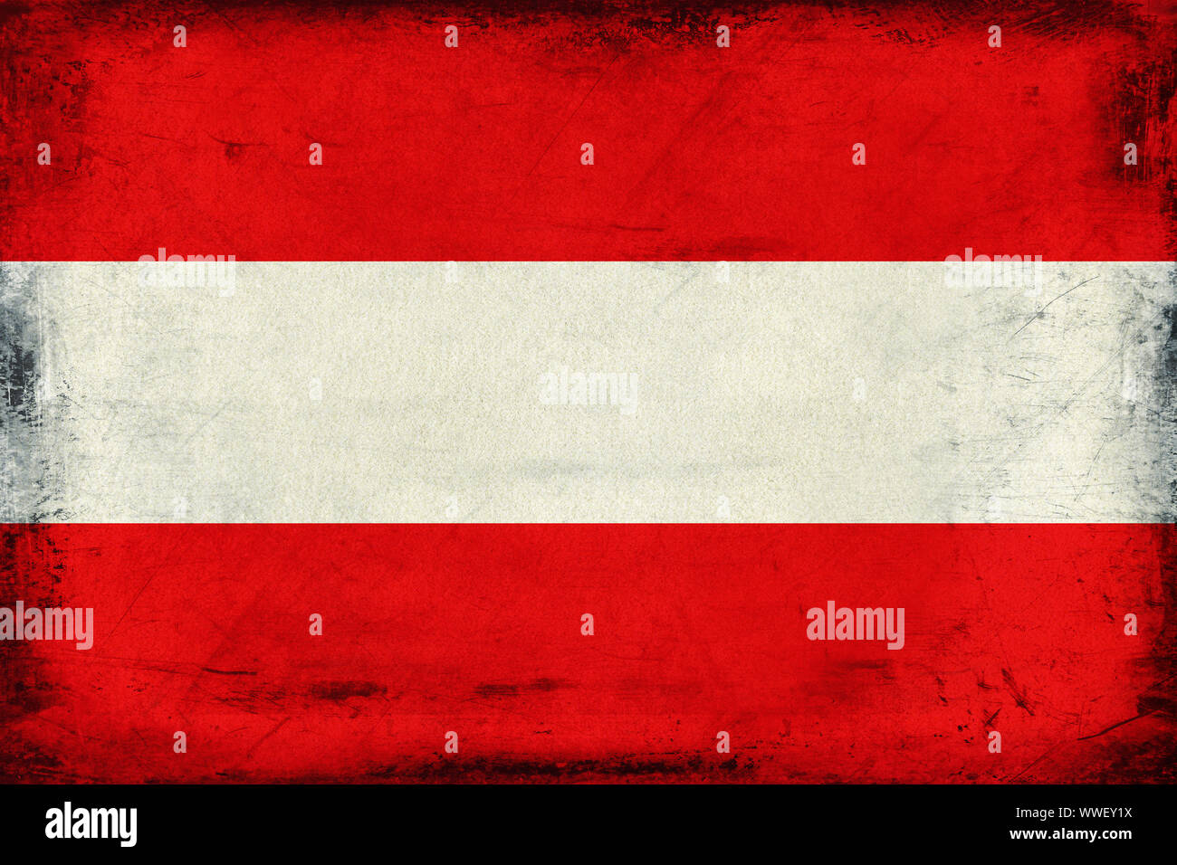 Vintage national flag of Austria background Stock Photo - Alamy