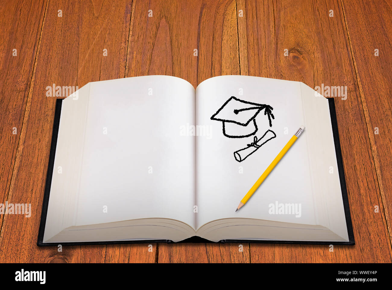 Education concept, knowledge management, graduate degree, learning ...