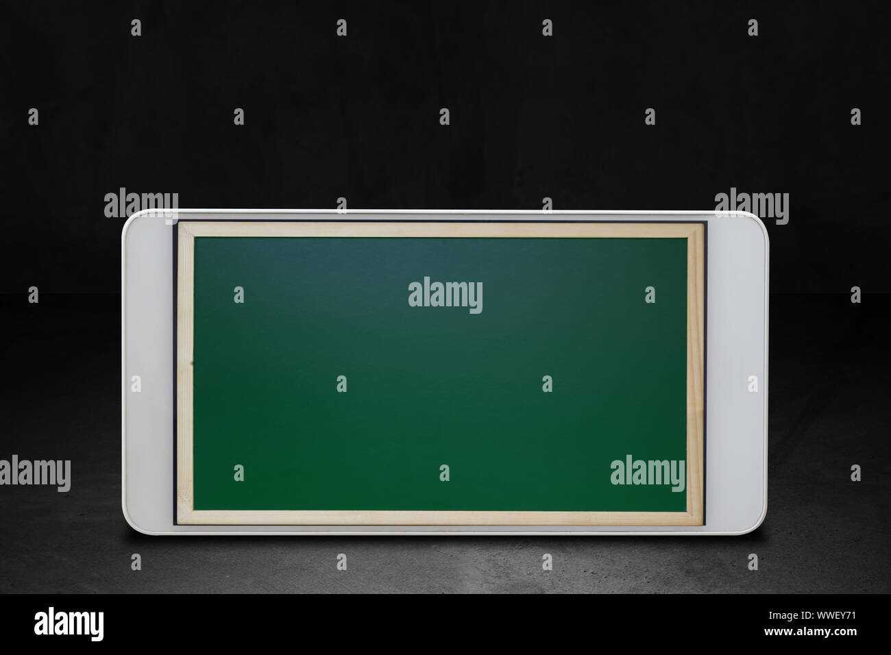 Education technology, online learning concept, mobile phone and ...