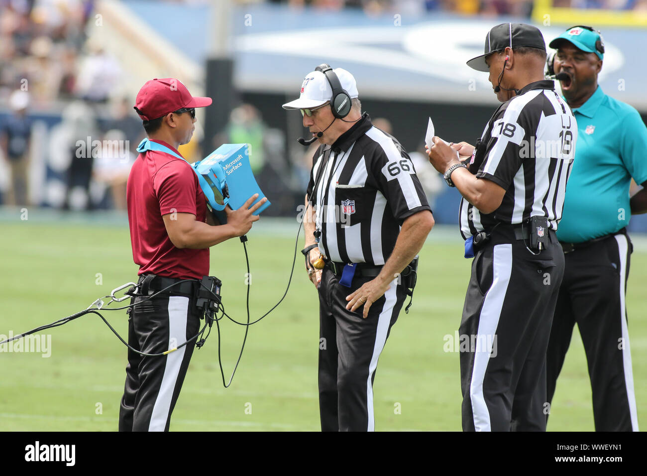 Nfl referee replay hi-res stock photography and images - Alamy