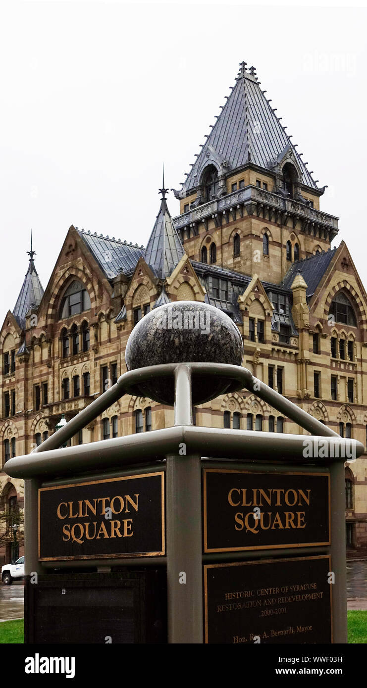 Clinton Square in downtown Syracuse NY Stock Photo - Alamy
