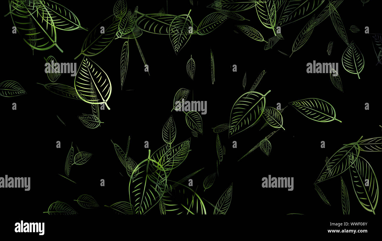 The 3d rendering of leaf texture or leaf background Stock Photo - Alamy