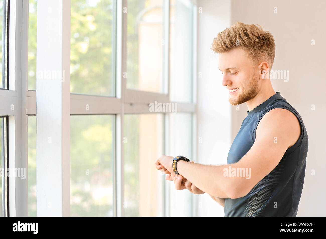 Checking Pulse At Gym High Resolution Stock Photography and Images - Alamy