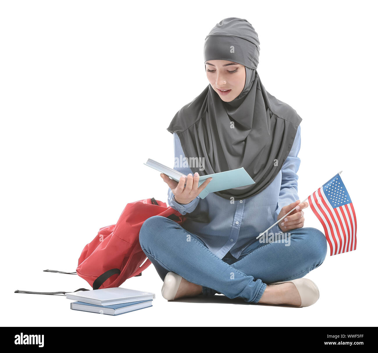 Muslim university students Cut Out Stock Images & Pictures - Alamy