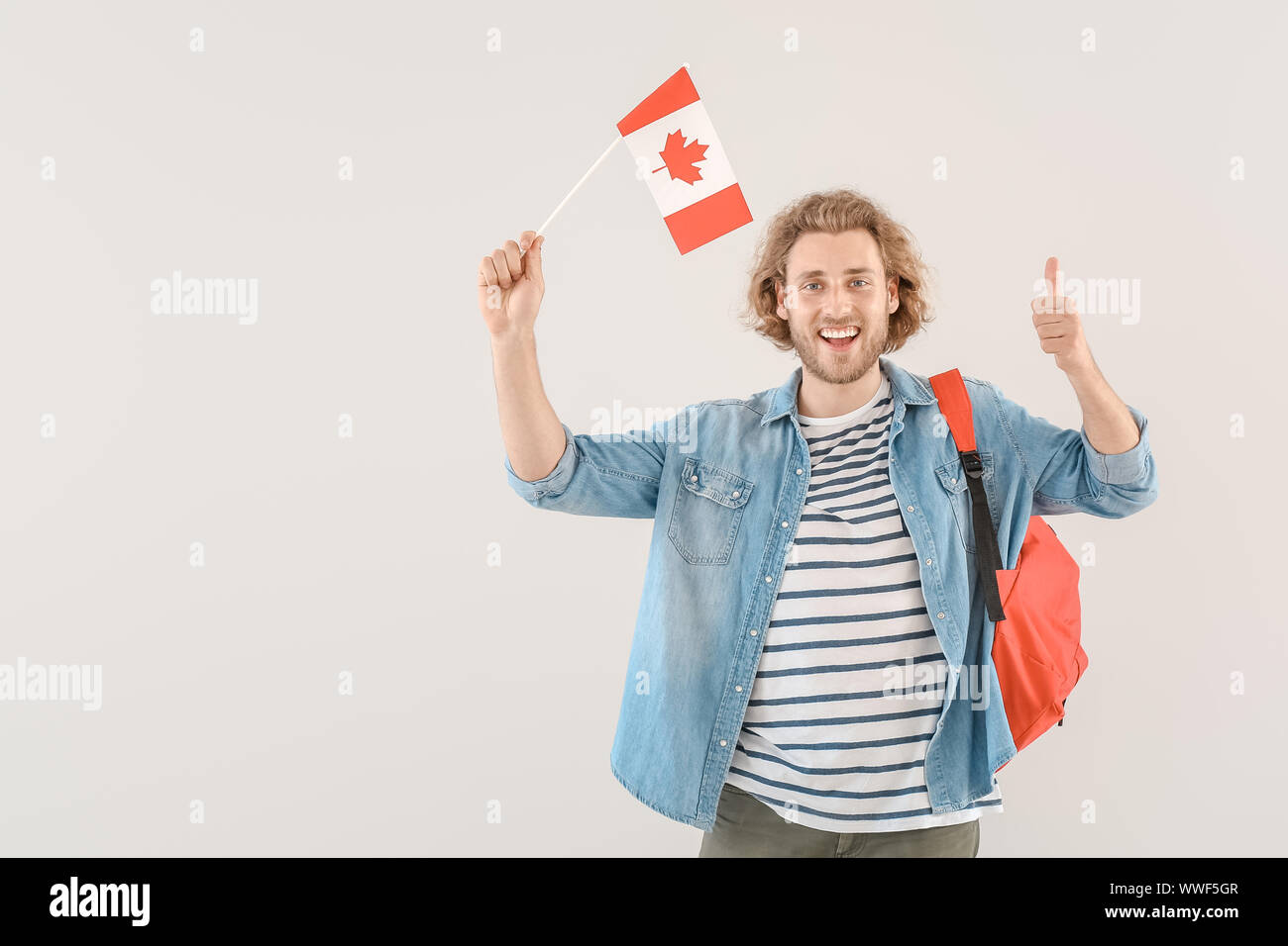 Happy canadian students hi-res stock photography and images - Alamy