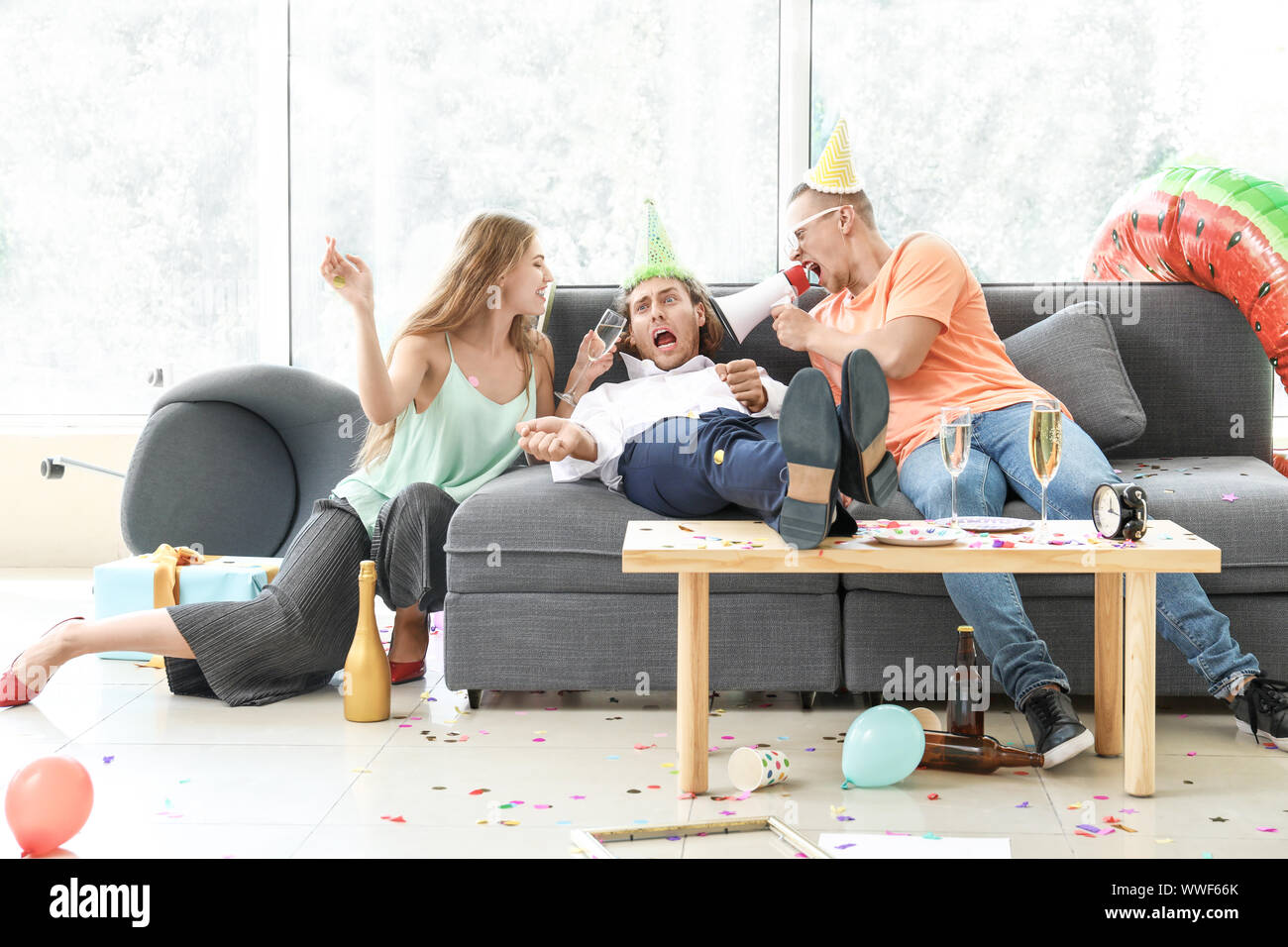 Prank party hi-res stock photography and images - Alamy