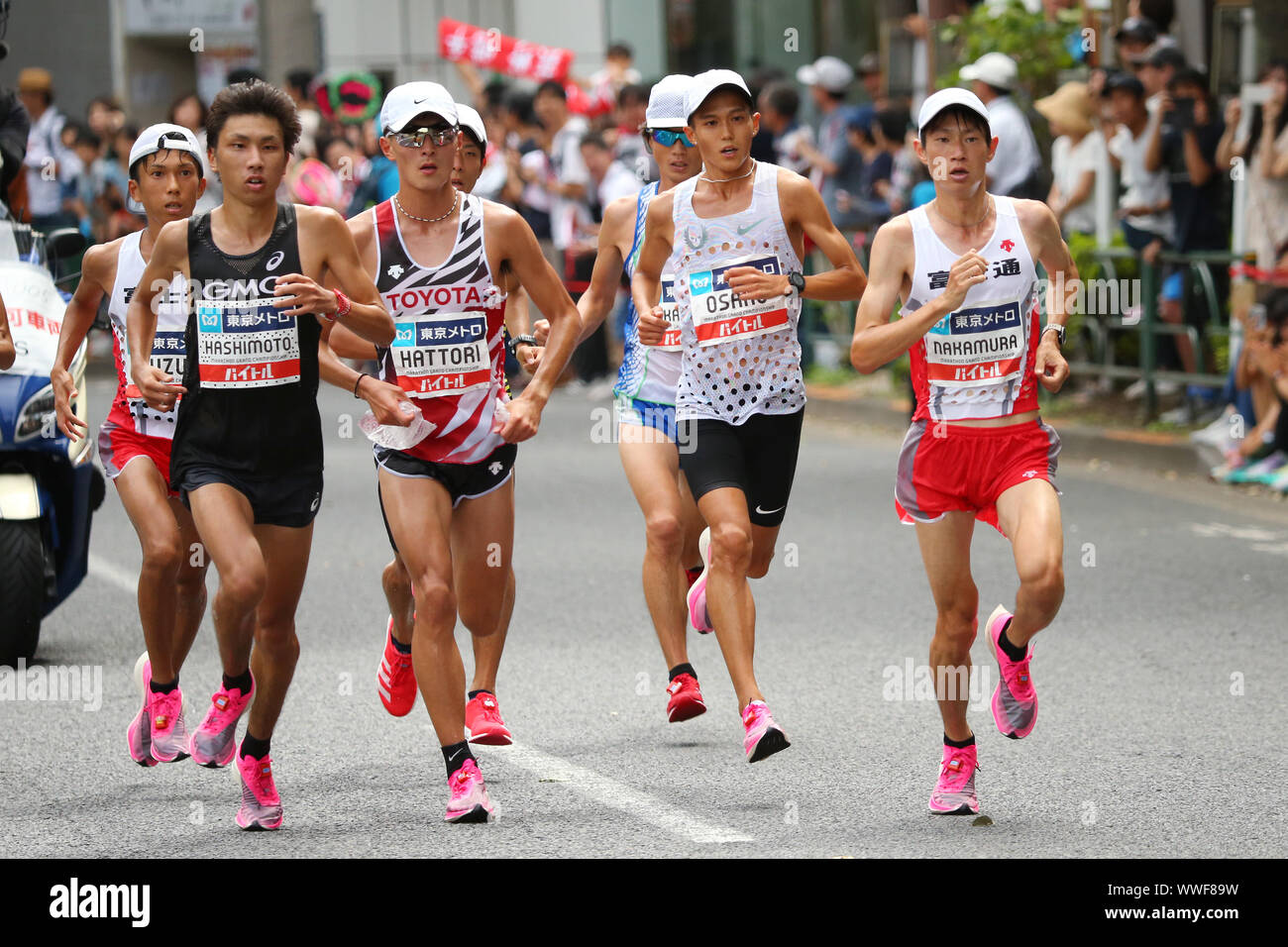 Tokyo, Japan. 15th Sep, 2019. (L to R) Kengo Suzuki, Ryo Hashimoto ...