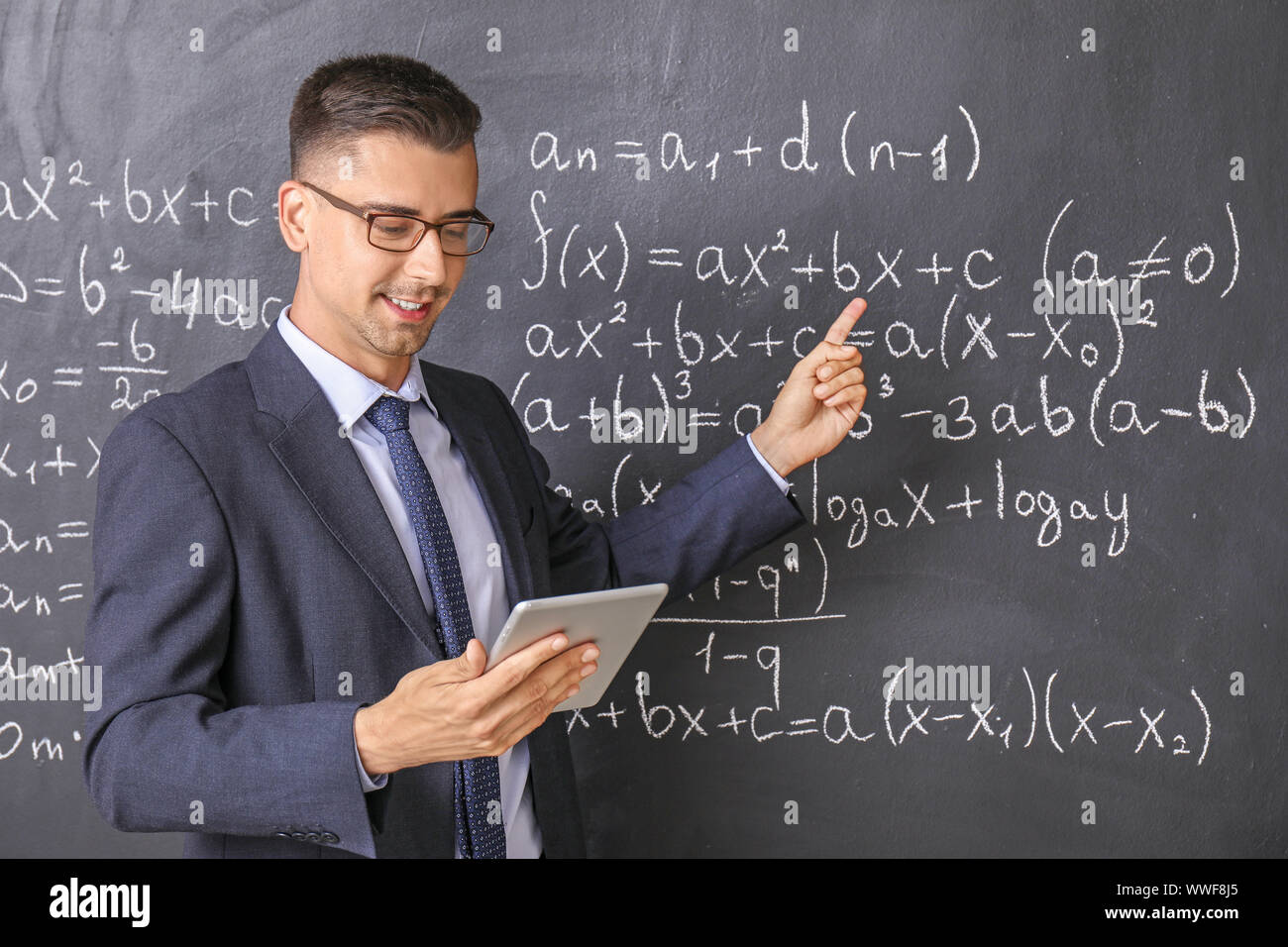 Suit computer classroom hi-res stock photography and images - Alamy