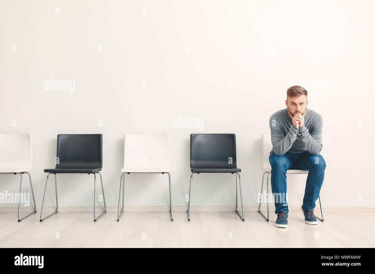 Employee interview nervous future hi-res stock photography and images ...