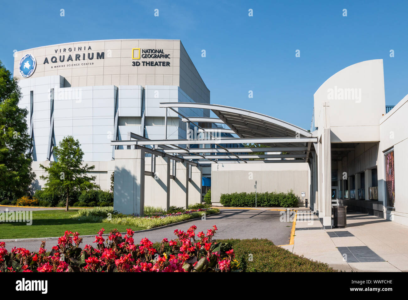 VIRGINIA BEACH, VIRGINIA - JULY 13, 2017: The Virginia Aquarium ...