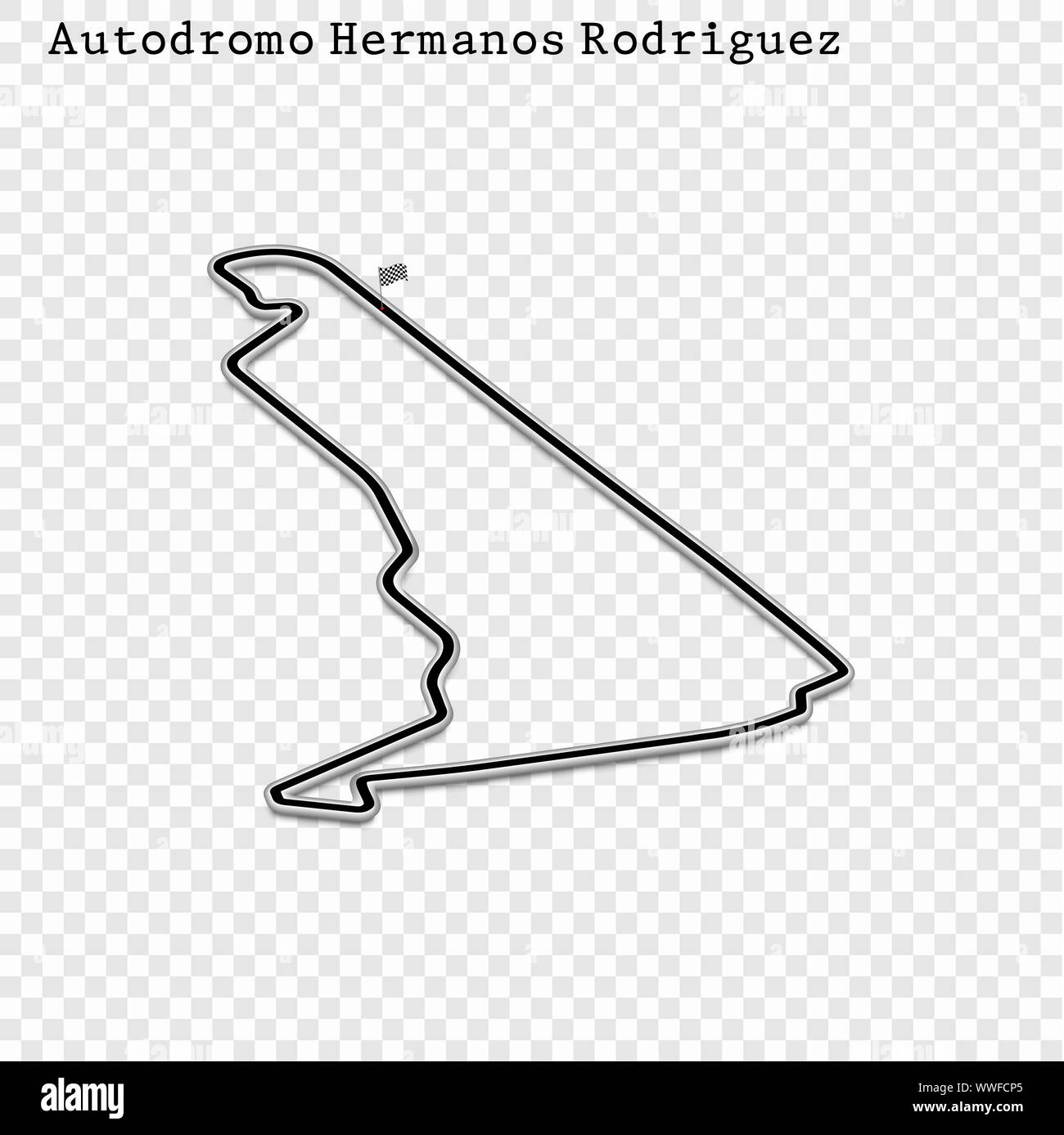 Mexico grand prix race track. circuit for motorsport and autosport ...