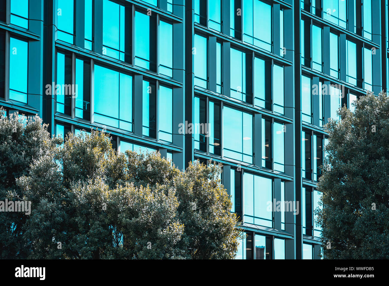 Commercial building close up Stock Photo - Alamy