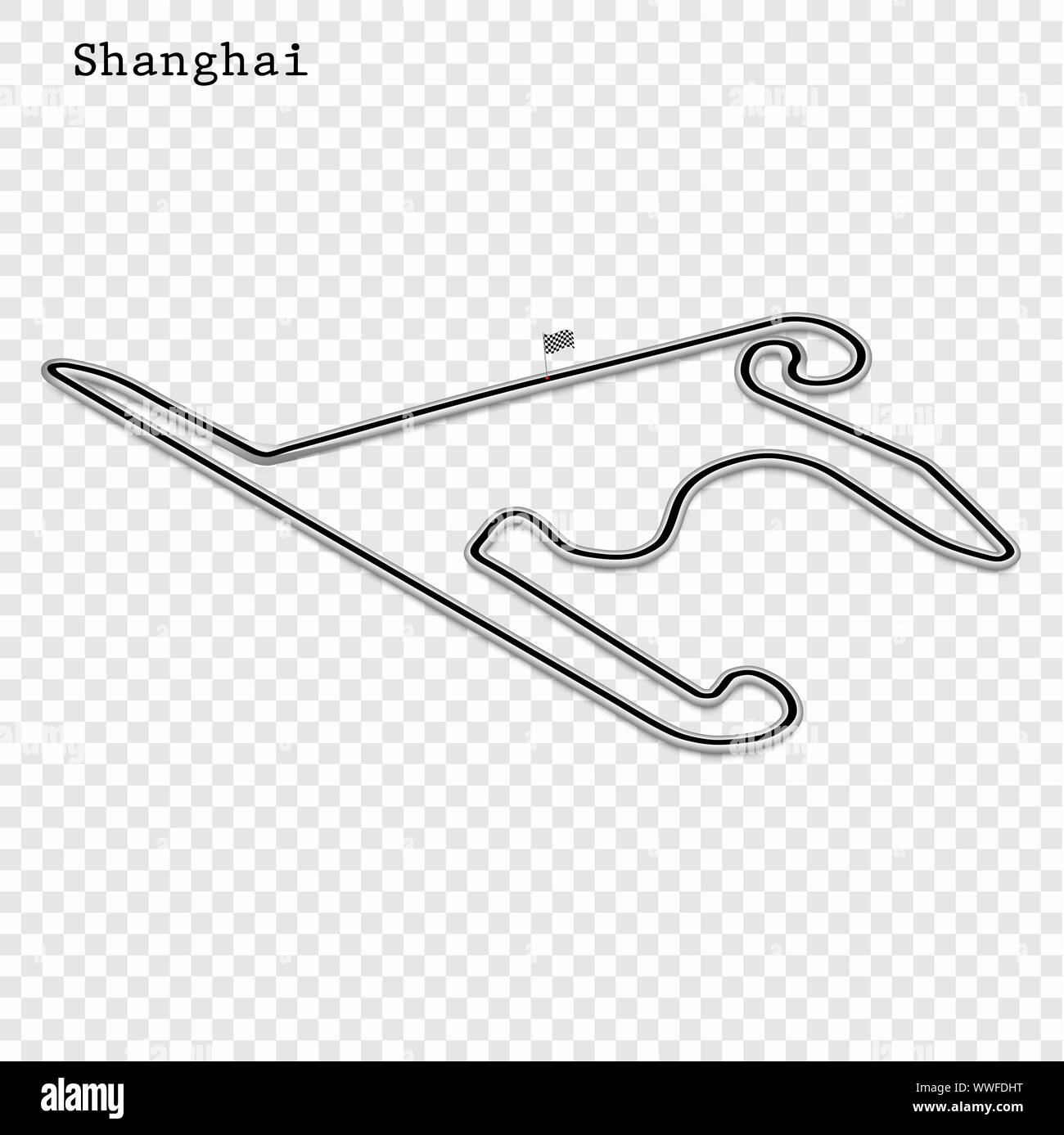 China grand prix race track. circuit for motorsport and autosport ...
