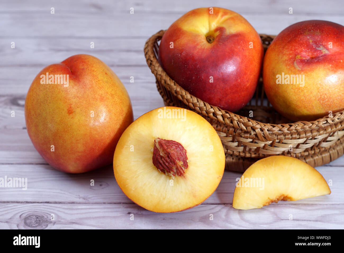 Peach on gable top hi-res stock photography and images - Alamy