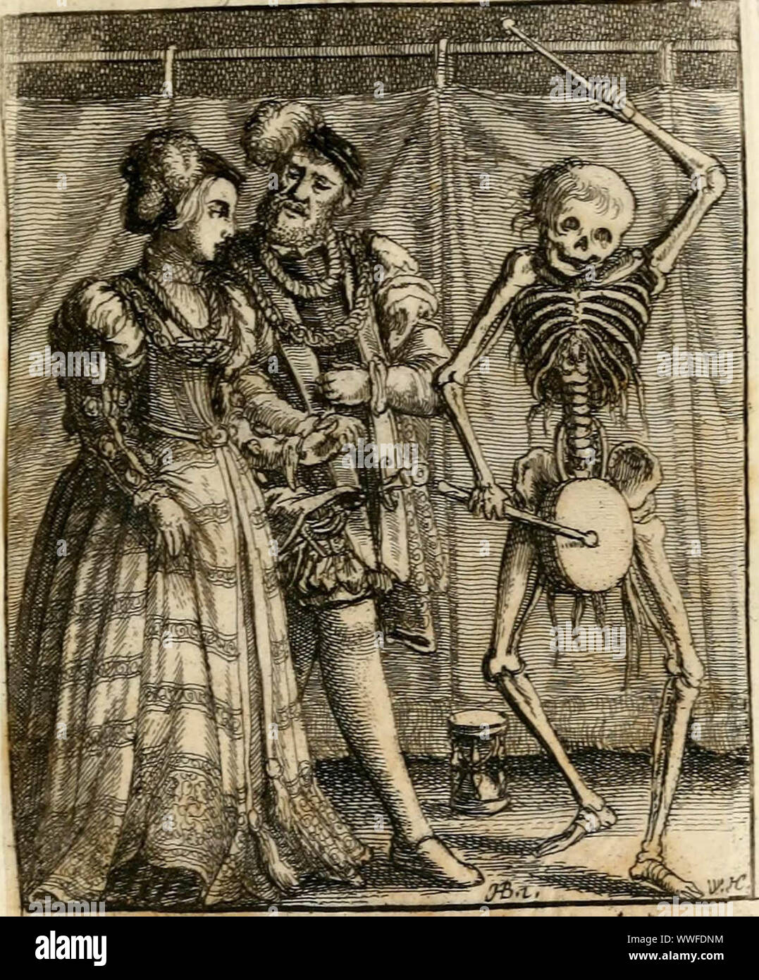 "The dance of death" (1820 Stock Photo - Alamy