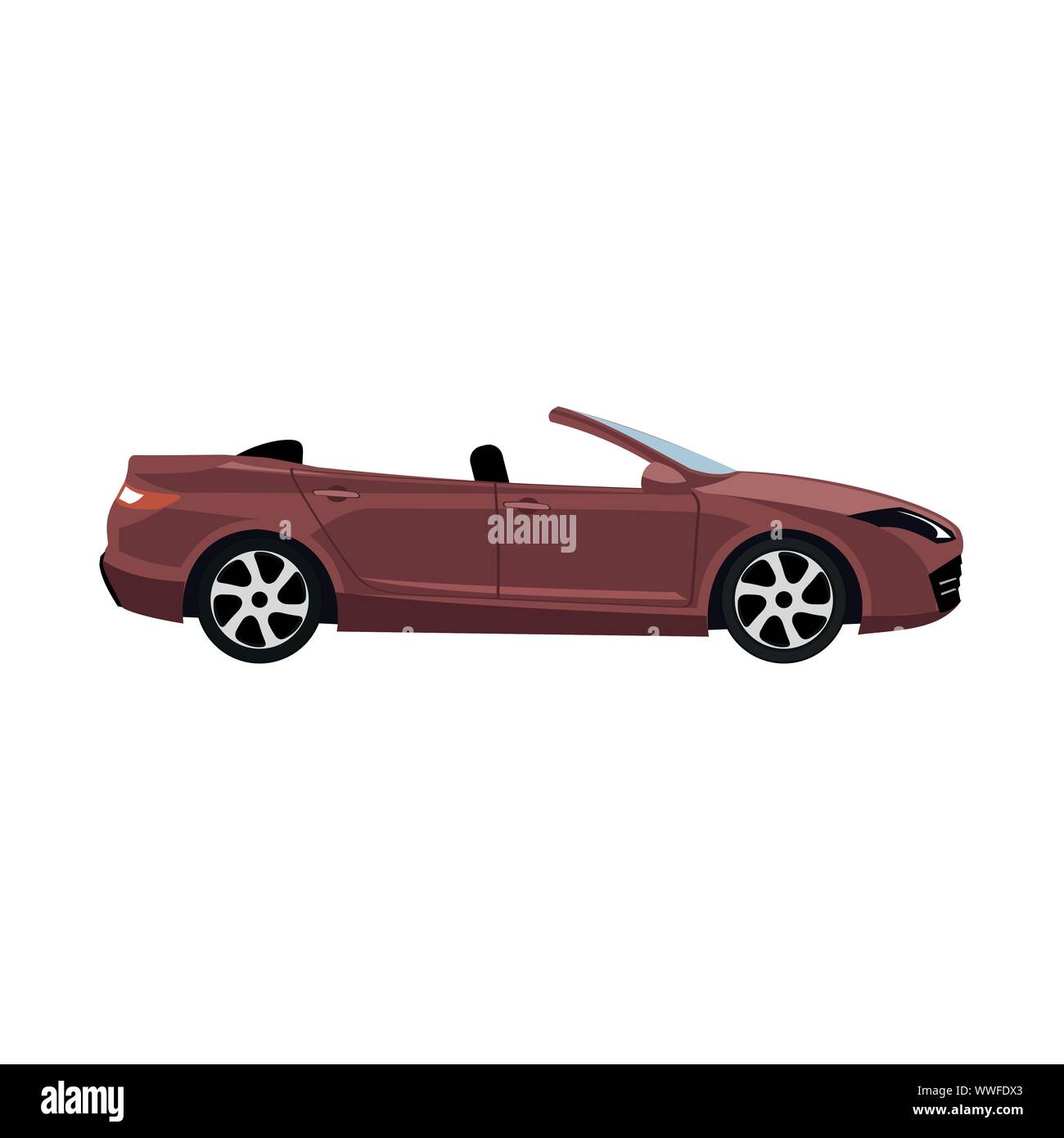 Luxury modern convertible car design Stock Vector Image & Art - Alamy