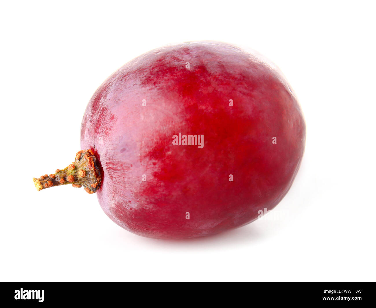 Ripe sweet grape on white background Stock Photo - Alamy