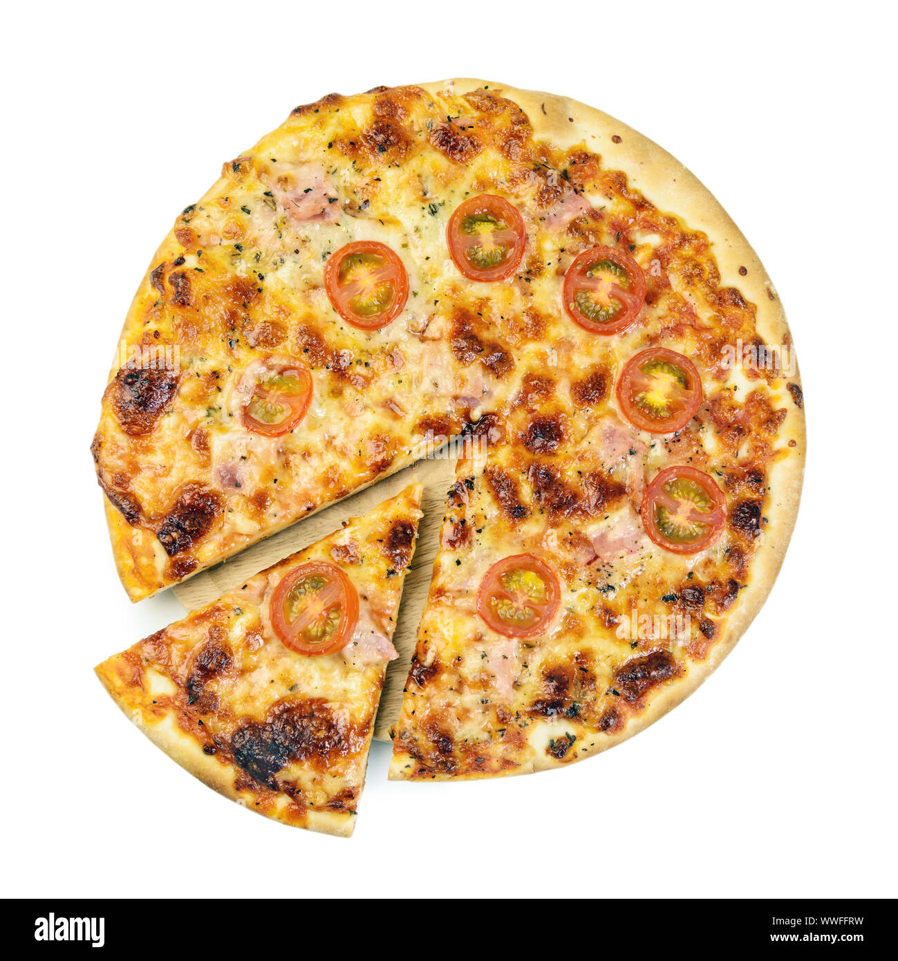 Pizza top view hi-res stock photography and images - Alamy