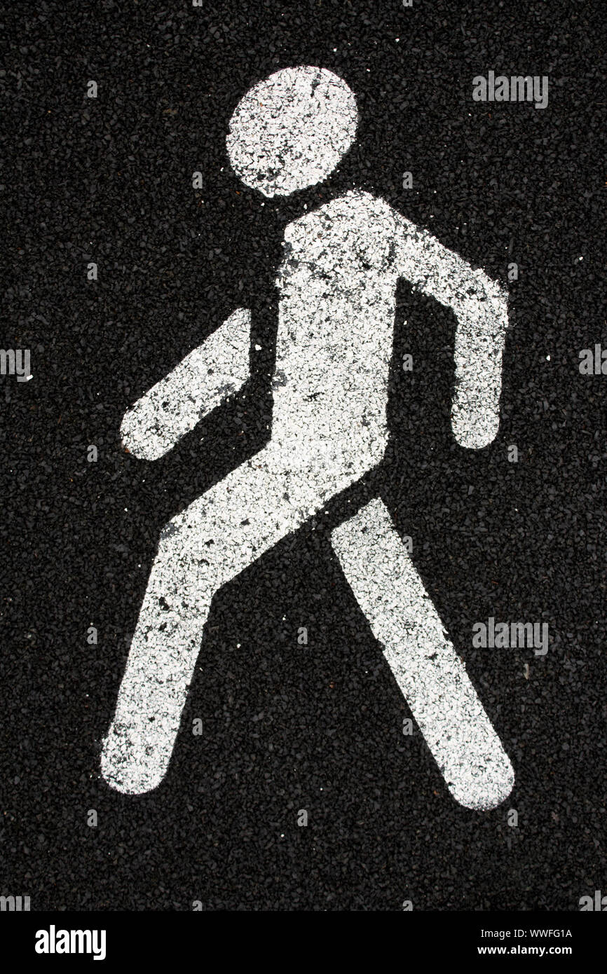 Walkway pedestrian marking hi-res stock photography and images - Alamy