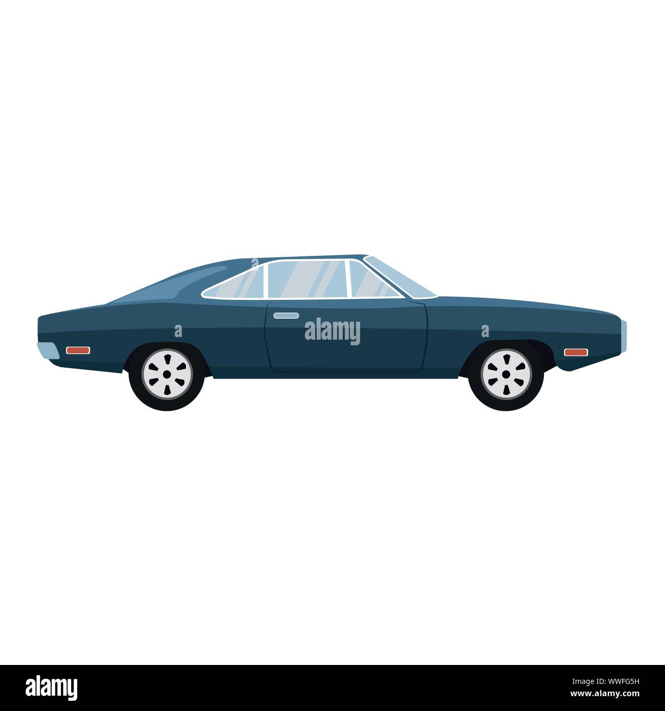 Convertible car side view Stock Vector Images - Alamy