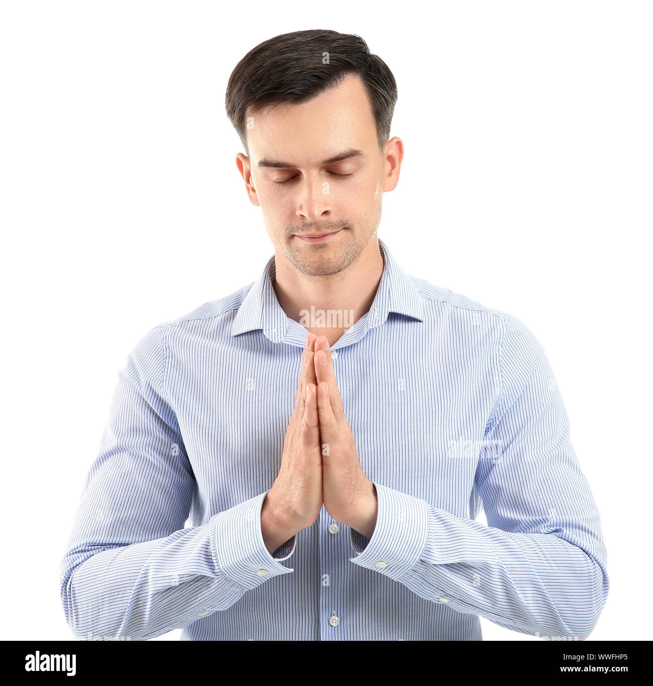 Praying man hi-res stock photography and images - Alamy
