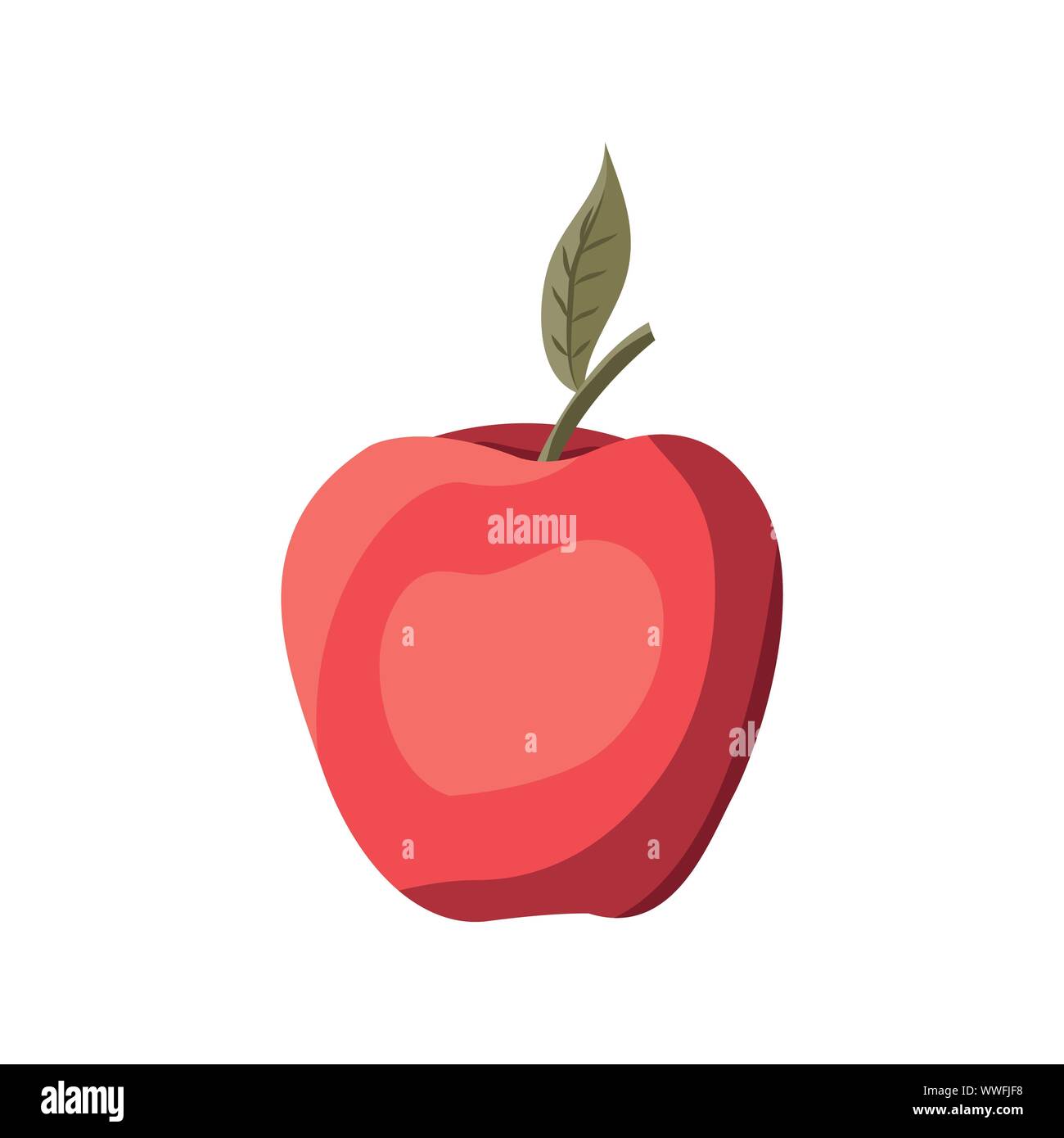 Red apple fruit vector design Stock Vector Image & Art - Alamy