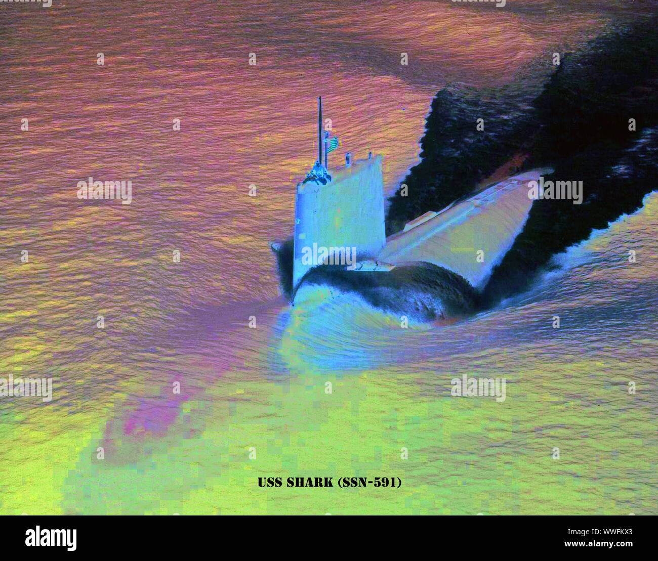 USS SHARK (SSN-591 Stock Photo - Alamy