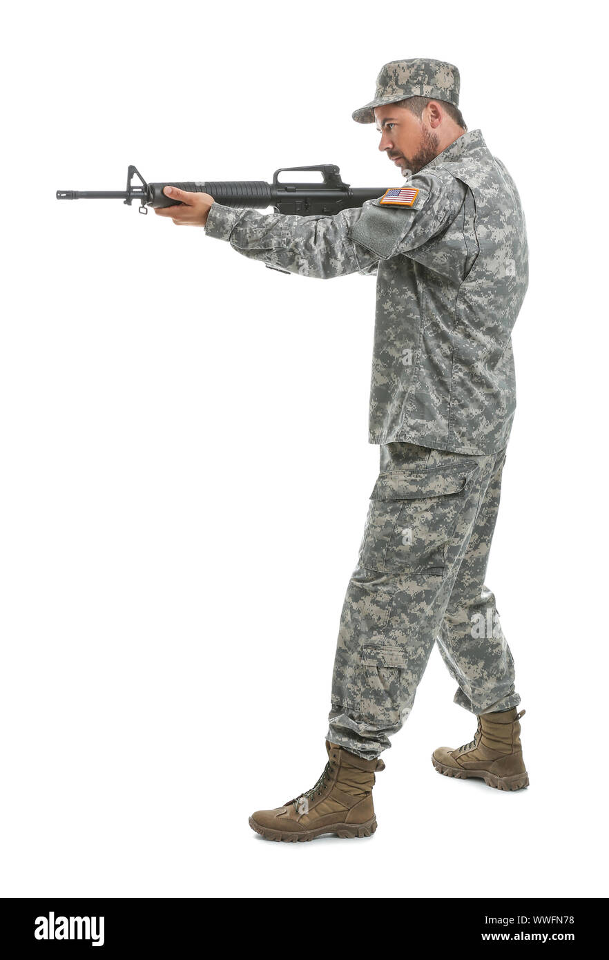 Taking aim Cut Out Stock Images & Pictures - Alamy