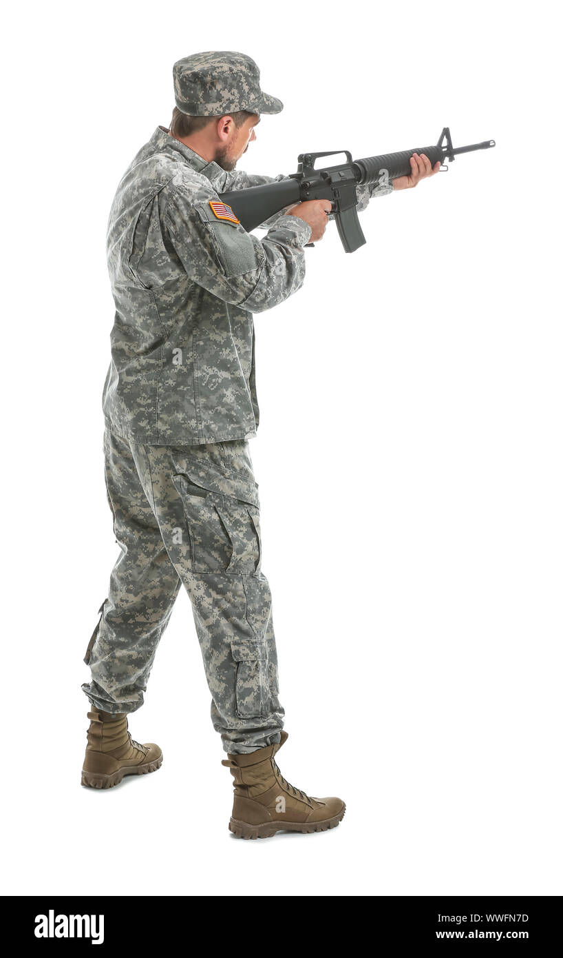 Taking aim Cut Out Stock Images & Pictures - Alamy