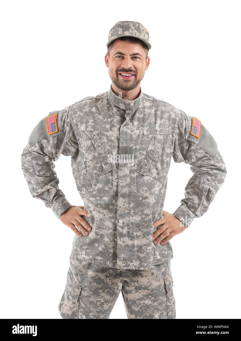 Us army soldier in combat Cut Out Stock Images & Pictures - Alamy