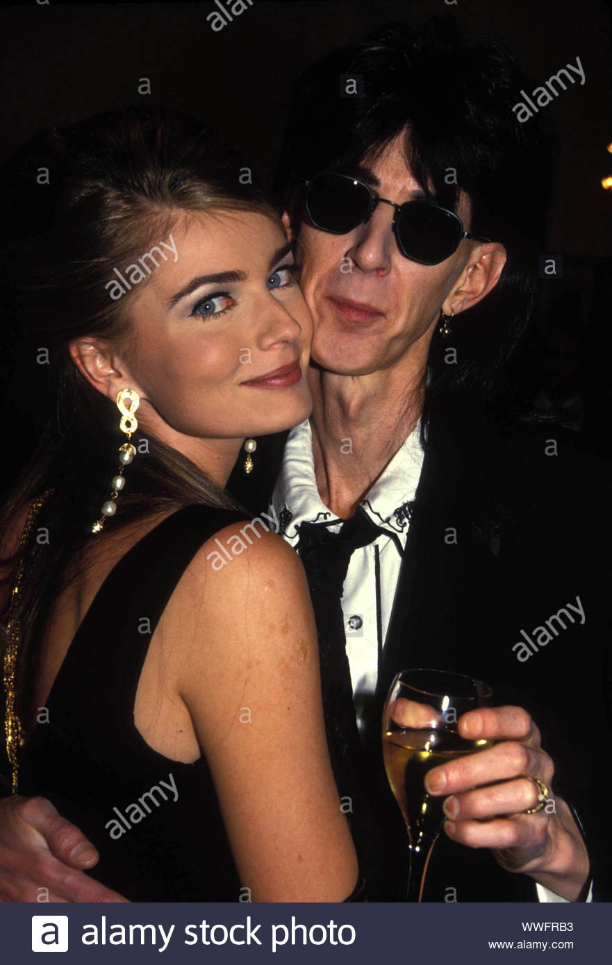 Paulina Porizkova And Ric Ocasek Stock Photos & Paulina Porizkova And ...