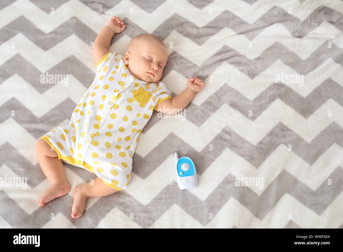 Infant sleeping baby monitor hi-res stock photography and images - Alamy