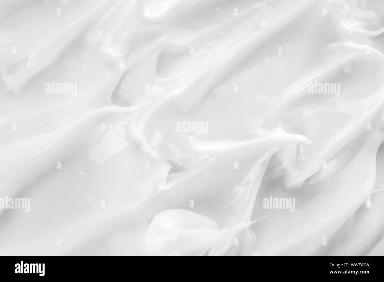 Texture of natural cream, closeup Stock Photo - Alamy