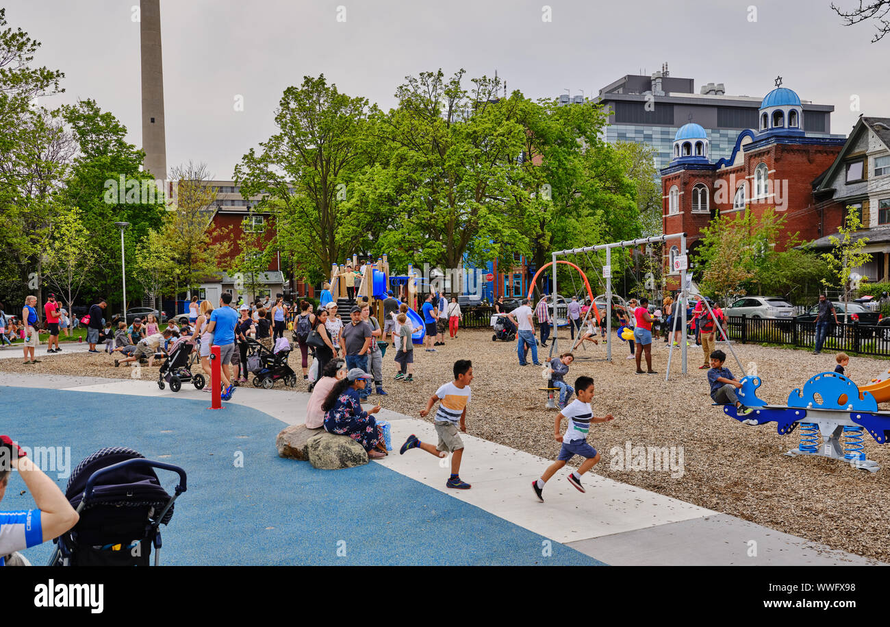 Kensington Market park Stock Photo - Alamy