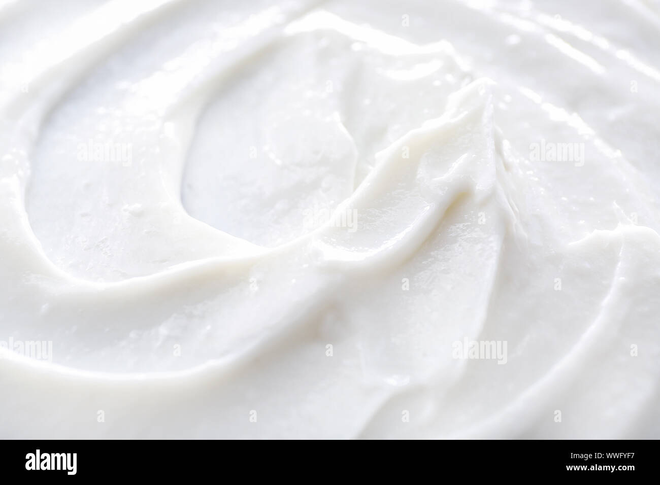 Texture of natural cream, closeup Stock Photo - Alamy