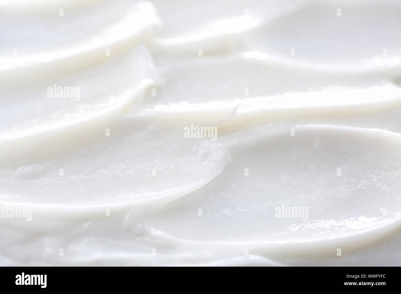 Texture of natural cream, closeup Stock Photo - Alamy
