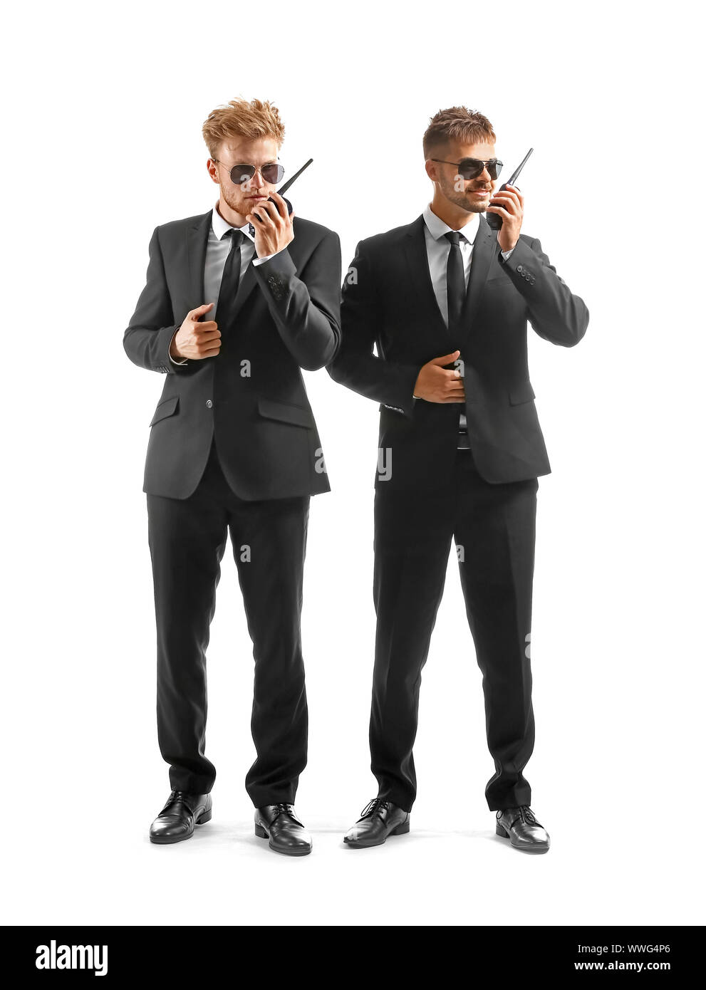 Security guards talking hi-res stock photography and images - Alamy