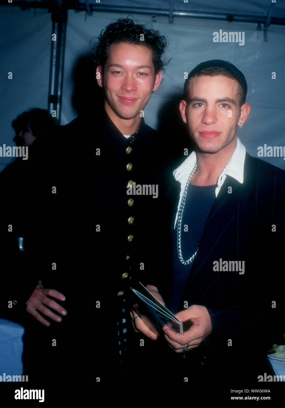West Hollywood, California, USA 10th December 1994 Dancer Kevin Stea (L ...
