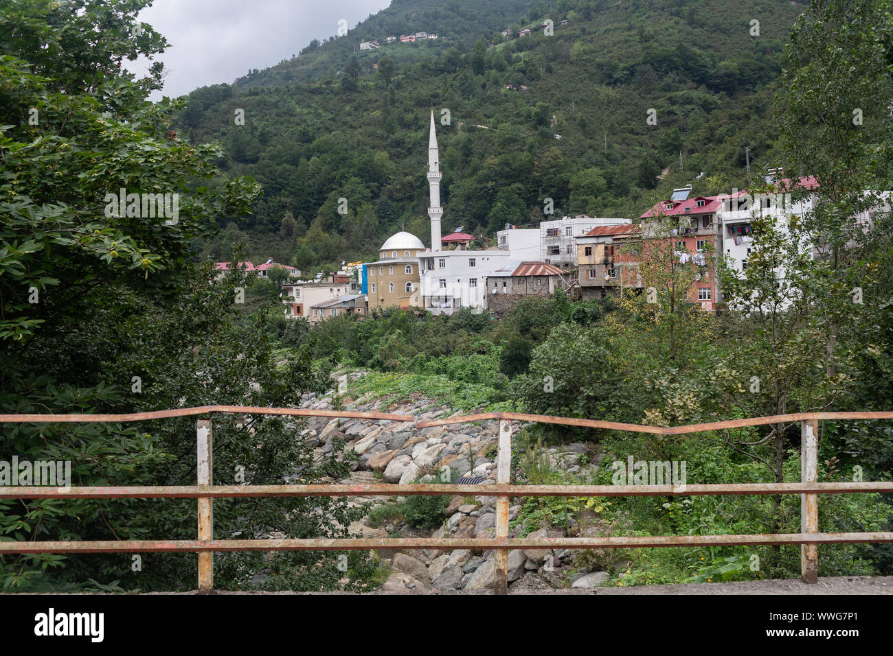 25 August 2019, Turkey, Kusköy: View of the community. In the remote ...