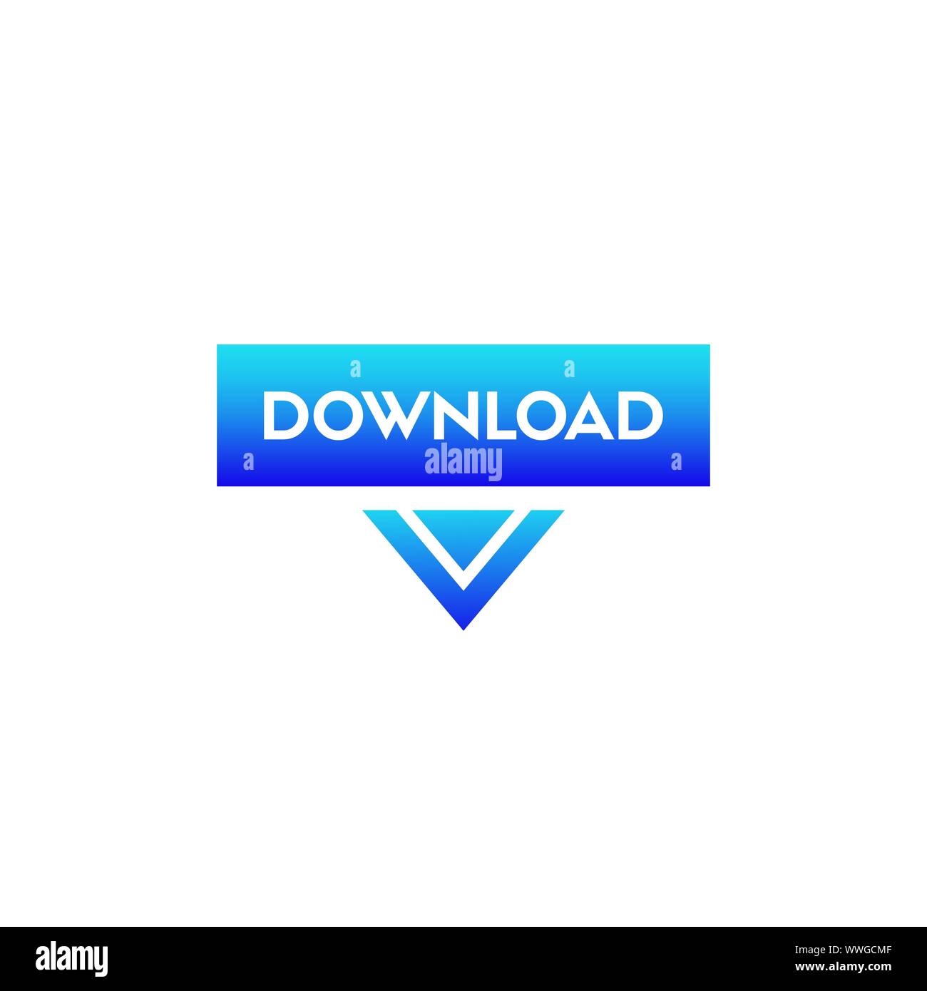 Arrow push button icon vector hi-res stock photography and images - Alamy