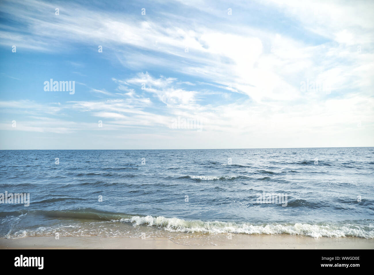 Beautiful view of sea at resort Stock Photo - Alamy