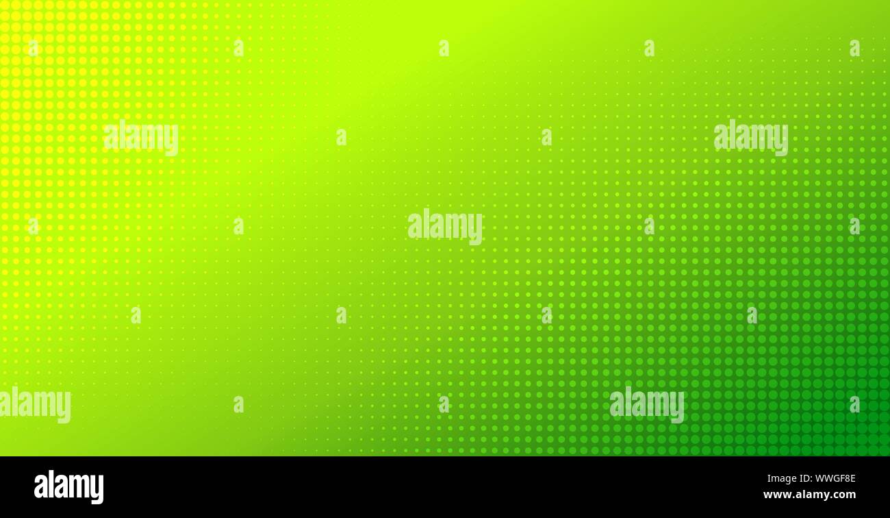 Abstract green gradient halftone background. Natural color vector ...