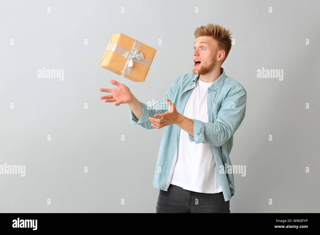 Catching gift hi-res stock photography and images - Alamy