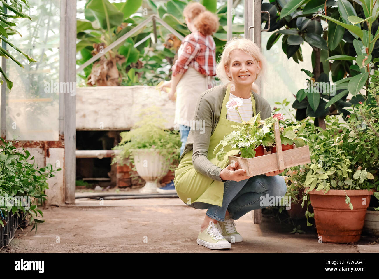 Gardeners basket hi-res stock photography and images - Alamy